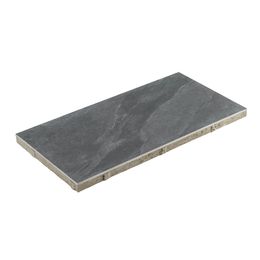 DIEPHAUS Terrassenplatte 'T-Court Connected' basaltfarben 80 x 40 x 4 cm