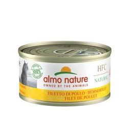 Almo Nature HFC Natural Nassfutter Katze H&auml;hnchenfilet 24x70 g
