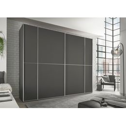 Schwebet&uuml;renschrank STAUD, B:298cm H:222cm T:68cm, grau, Holzwerkstoff, Schr&auml;nke, "Sonett 200, Made in Germany", mit vier verschiedenen