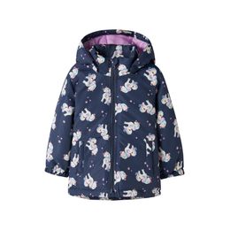 name it Jacke 'NMFMAXI' M&auml;dchen Gr&ouml;&szlig;e 116 navy / hellblau / lavendel
