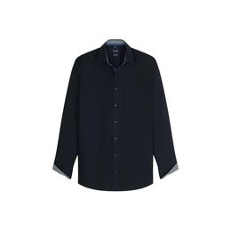 OLYMP Button Up Shirt male size XL/XXL marine blue
