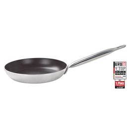 ELO Bratpfanne "Bistro Line", &Oslash; 28cm + H&ouml;he 5cm, silber, Pfannen, langer, handlicher Edelstahl Profi Griff, Induktion