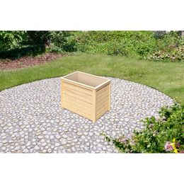 Karibu Hochbeet natur Fichte 98 x 65 x 64 cm, 260 l