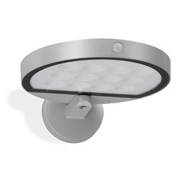 Telefunken Solar-Au&szlig;enwandleuchte 'Elanga' mit Bewegungssensor 600 lm neutralwei&szlig; IP 44 25 x 11 cm