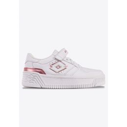 Lotto M&auml;dchen Sneaker, Gr. 29, wei&szlig;, Synthetik, Schuhe, mit metallisch schimmernden Details