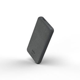 Hama Powerbank 'Fabric 10' 10000 mAh grau