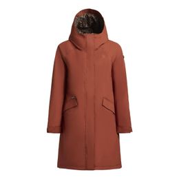Khujo Damen Kurzmantel "YEAL", rot, Gr. S, unifarben, Web, 100% Polyester, M&auml;ntel