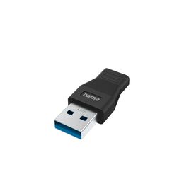 Hama USB-Adapter USB-A-Stecker mit USB-C-Buchse