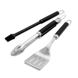Weber Grillbesteck-Set 'Precision' Edelstahl 3-teilig