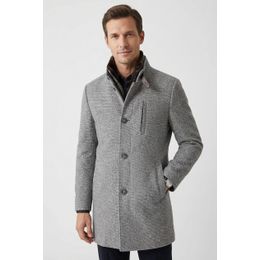 Cinque Herren Kurzmantel "CIARSENAL", grau, Gr. 94, Web, Obermaterial: 60% Wolle, 25% Polyester, 10% Polyamid, 5% sonstige Fasern, M&auml;ntel, mit