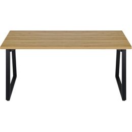 Esstisch OTTO HOME, B:160cm H:75cm T:80cm, beige, K&uuml;che, Tische, "Soyans", modernes Kufen Gestell, in vier Breiten, melaminharzbeschichtet