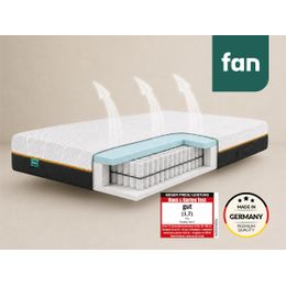 f.a.n. Taschenfederkernmatratze FAN, B:120cm H:22cm L:200cmwei&szlig;, neutral, Bezug Matratze: 100% Polyester, Matratzen, "fan Flexible Duo T, Matratze 90x200