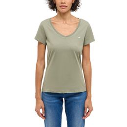 Mustang Damen Kurzarmshirt "Damen Style Beverly"gr&uuml;n, Gr. XS, Jersey, 100% Baumwolle, Shirts