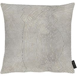 Dekokissen Apelt, B:48cm L:48cm, grau, Baumwolle, Polyester, Dekokissen_Sitzkissen_Kissenh&uuml;llen, "5470", inclusive Soft-Kissenf&uuml;llung 100% PES