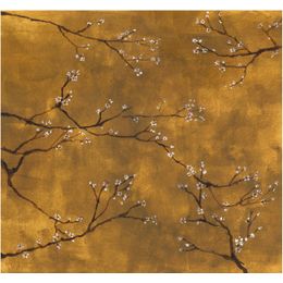 Fototapete "Chinese bloesem", B/L: 3m x 2,8m, gelb, SUPERFRESCO EASY, Schlafzimmer, Tapeten, 280 cm L&auml;nge