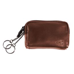 Camel Active Damen Schl&uuml;sseltasche "Salamanca", braun, Leder, clean, gepflegt, unifarben mit Farbeinsatz, Kleinlederwaren, aus hochwertigem