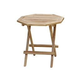 Garden Pleasure Beistelltisch 'Luang' klappbar Teakholz 50 x 50 x 50 cm