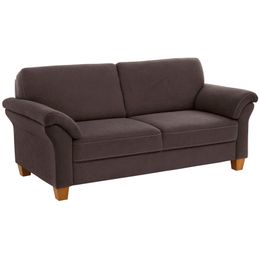 3-Sitzer OTTO HOME, B:186cm H:87cm T:88cm, braun, Struktur (100% Polyester);Luxus-Microfaser ALTARA NUBUCK (100% Polyester);MELROSE (100%