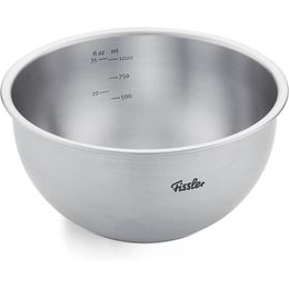 Fissler Sch&uuml;ssel "Fissler Essential Edelstahl-Sch&uuml;ssel", &Oslash; 16cmsilberfarben, Sch&uuml;sseln, mit integrierter Mess-Skala, stapelbar f&uuml;r platzsparende