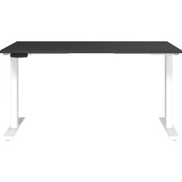 Schreibtisch Germania, B:140cm H:72cm T:80cm, grau, B&uuml;ro, Tische, "Jet", moderne Farbvariationen, Breite 120/140/160/180 cm, Made in Germany