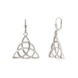 Jobo Damen Paar Ohrh&auml;nger "Ohrringe Silberohrringe Triquetra 28 mm", Silber 925 (Sterlingsilber), silber, Silber 925 (Sterlingsilber), Ohrringe, 925