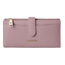 LAZAROTTI Damen Geldb&ouml;rse "Bologna Leather Geldb&ouml;rse Leder 20 cm", rosa, Leder, Kleinlederwaren