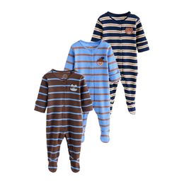 next Schlafanzug Jungen Gr&ouml;&szlig;e 62 navy / himmelblau / schoko