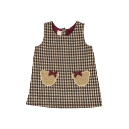Chicco Kleid M&auml;dchen Gr&ouml;&szlig;e 98 beige / braun / bordeaux