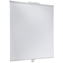 Plissee "Sonnenschutzplissee FLEX", 130cm, 100cm, wei&szlig;, Hecht INTERNATIONAL, Plissees, BxH: 100x130 cm