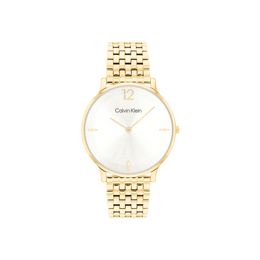 Lacoste Damen Quarzuhr "Luxe", gold, Armbanduhren, Armbanduhr, Damenuhr, Edelstahlarmband, analog
