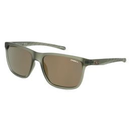 O`Neill O'Neill 9005 2.0 ONS | Unisex-Sonnenbrille | Fassung: Vollrand, Quadratisch, Acetat, Gr&uuml;n | Glasfarbe: Gelb Spiegel Gold