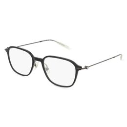 Montblanc MB0207O Brille Unisex | Fassung: Vollrand, Quadratisch, Schwarz Ruthenium