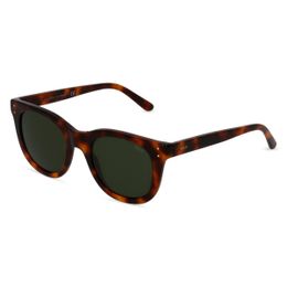 Polo by Ralph Lauren PH 4160 | Damen-Sonnenbrille | Fassung: Vollrand, Butterfly, Acetat, Havanna | Glasfarbe: Gr&uuml;n