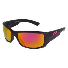 Julbo J4001122 WHOOPS | Unisex-Sonnenbrille | Fassung: Vollrand, Eckig, Kunststoff, Aubergine Rose | Glasfarbe: Grau