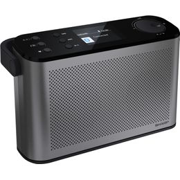 Sharp Digitalradio (DAB+) "OSAKA Stereo Tragbares Digitalradio", B:20,6cm H:13,1cm T:8,6cm, grau, Radios