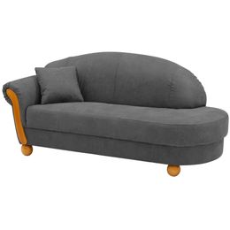 Ottomane Home Affaire, B:181cm H:83cm T:81cm, grau, Sofas, "Milano Breite 181cm, Federkern, bequem, Komfortsitzh&ouml;he 45cm", Besonders bequem durch