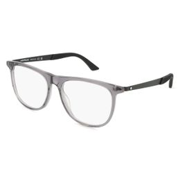 Montblanc MB0332O EXTREME Brille Unisex | Fassung: Vollrand, Quadratisch, Grau Schwarz