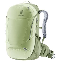 Deuter Fahrradrucksack "Trans Alpine 28 SL", B/H/T: 27cm x 52cm x 22cm, gr&uuml;n, Rucks&auml;cke, mit unterteilbarem Hauptfach, wasserabweisend, windabweisend