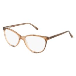 Fielmann LN 009 MOD II FLEX CL Brille Damen | Fassung: Vollrand, Butterfly, Braun Beige