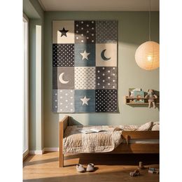 Kinderteppich Kurzflor Blau 120x170 cm - IDRO KADIMA DESIGN