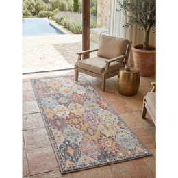KADIMA DESIGN Outdoor-L&auml;ufer Wetterfest Mehrfarbig 80x150 cm - LIMMAT Kadima