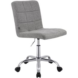 CLP Arbeitshocker h&ouml;henverstellbar mit Lehne und Rollen Darfield, Arbeitsstuhl ergonomisch 360&deg; drehbar, Kosmetikstuhl bis 150 kg belastbar