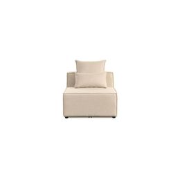 Home Deluxe Modulares Sofa Mittelsofa VERONA - 120 x 87 cm Beige