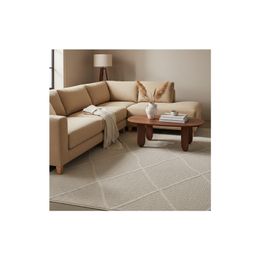 Teppich Outdoor IMST in Beige, im Boho-Stil, 140 x 200 cm