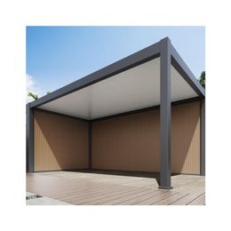 Pergoline WPC Wand Carport 3 Meter