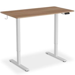 TecTake&reg; H&ouml;henverstellbarer Schreibtisch, elektrisch, 2-stufig, intuitives Bedienpanel mit LCD-Anzeige, 120 x 60 x 71 &ndash; 116 cm