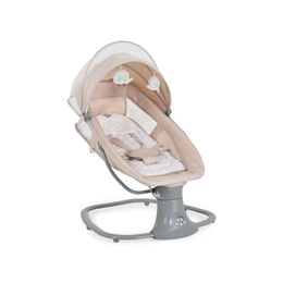 Moni Babywippe Axel 3 in 1 Schaukelfunktion Stubenwagen, Fernbedienung, Melodien, beige