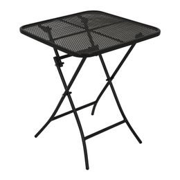 DEGAMO Klapptisch RIVO 60x60cm, Streckmetall eisengrau