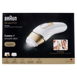 Braun IPL Silk&middot;expert Pro 5, professionelle Haarentfernung, 2 Aufs&auml;tze, PL5210 IPL Haarentferner (IPL-Haarentfernungsger&auml;t mit Smart Flex-Aufsatz f&uuml;r 100% Abdeckung, auch in schwierigen Bereichen, 1 Aufsatze, Tasche, dermatologisch und gyn&auml;kologisch getest