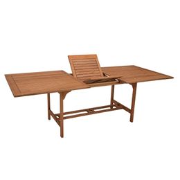 DEGAMO Ausziehtisch 180/230x100cm, Eukalyptus ge&ouml;lt